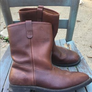Shoes | Mens Mason Western Tan Leather Pull On Boots 95m | Poshmark
